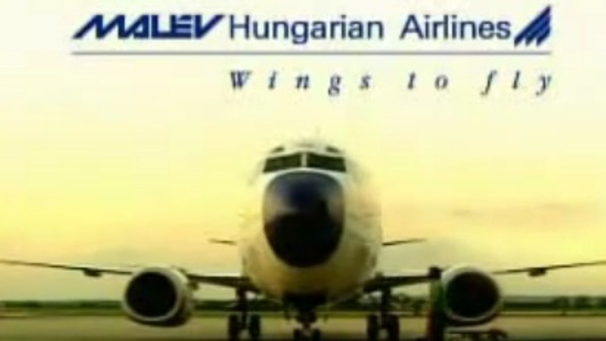 Malév-reklám a klasszikus szignállal - Mandiner