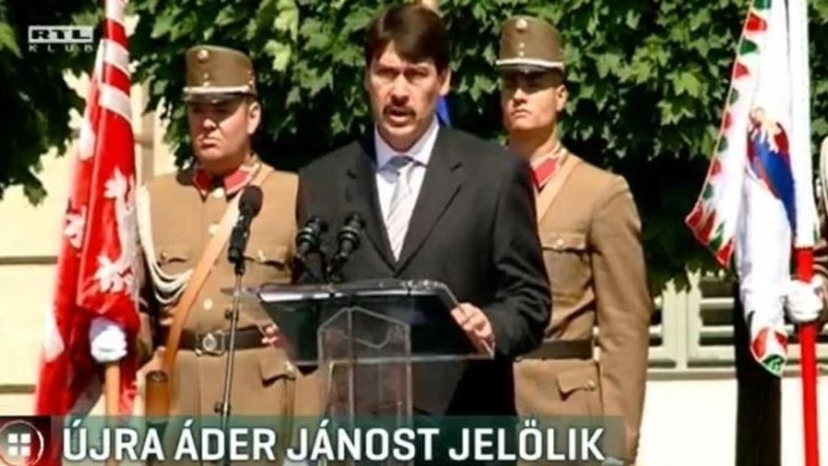 Újra Ádert szeretné államfőnek a Fidesz