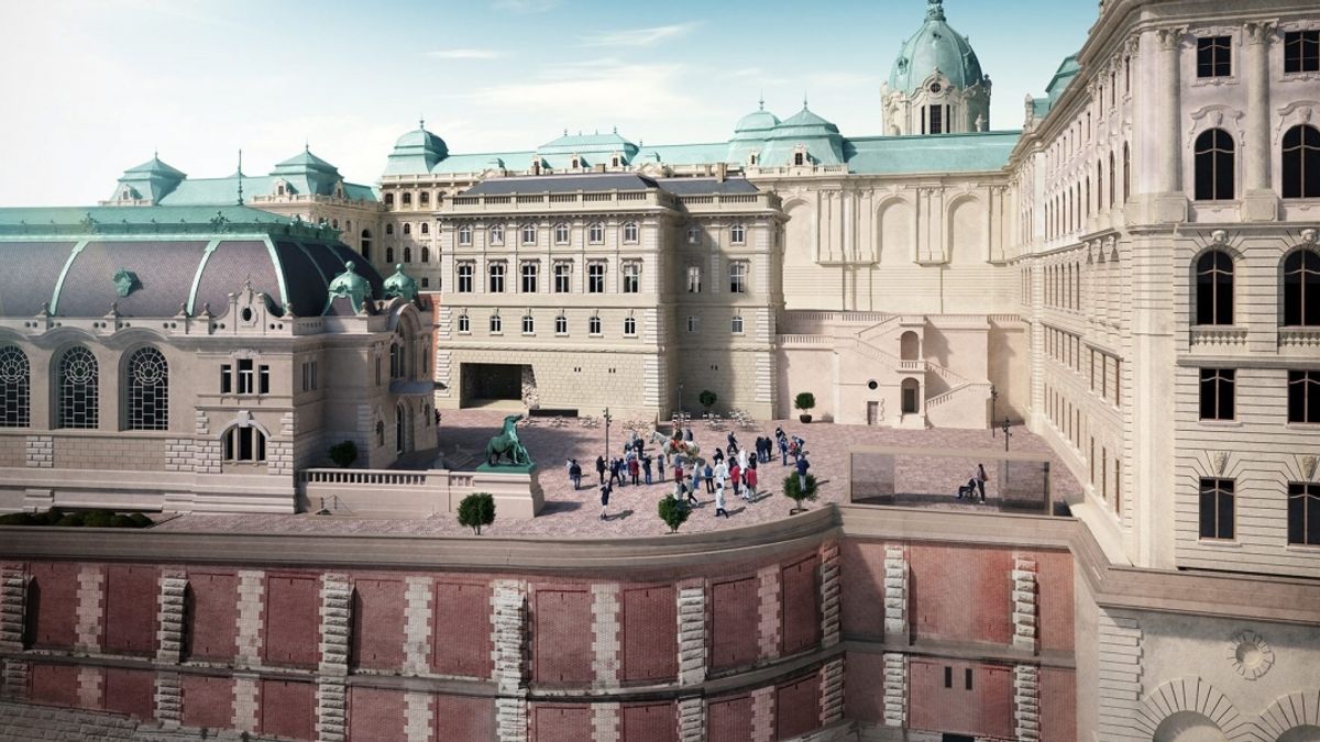 Budai vár: bemutatták a Csikós-udvar rekonstrukciós tervét