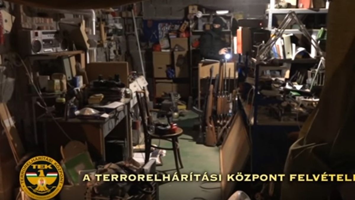 Az MNA fegyverraktáraira csapott le a TEK