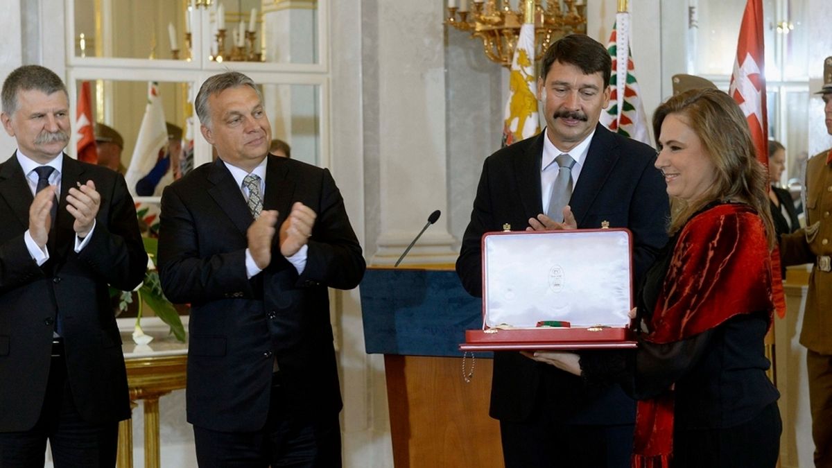 Polgár Judit és Eötvös Péter kapta a Szent István-rendet