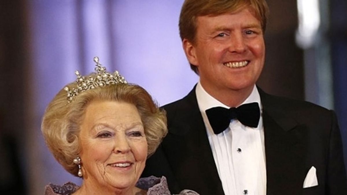 Trónra lép a holland király