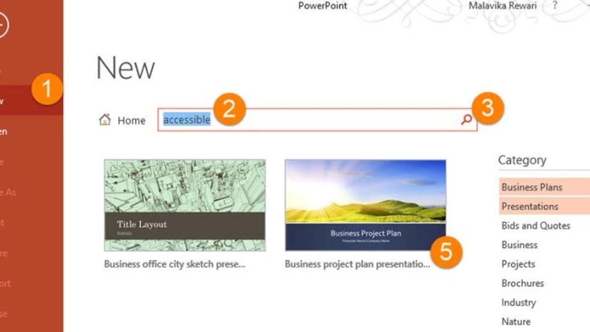MI meséli el World és PowerPoint képek tartalmát vak felhasználóknak