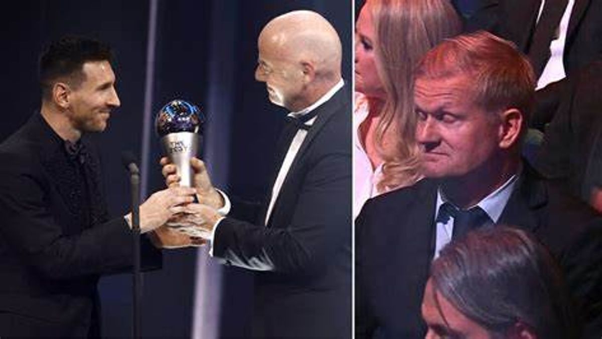 Minden az arcára volt írva: így reagált Haaland apja arra, hogy Messi ... Minden az arcára volt írva: így reagált Haaland apja arra, hogy Messi ...